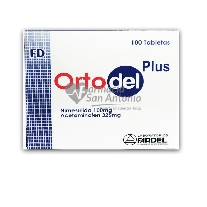 ORTODEL PLUS X 100 TAB & Farmacia San Antonio