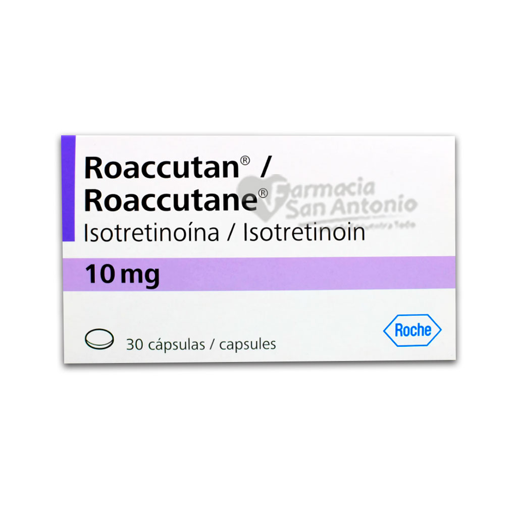ROACCUTANE 10MG X 30 TAB & Farmacia San Antonio