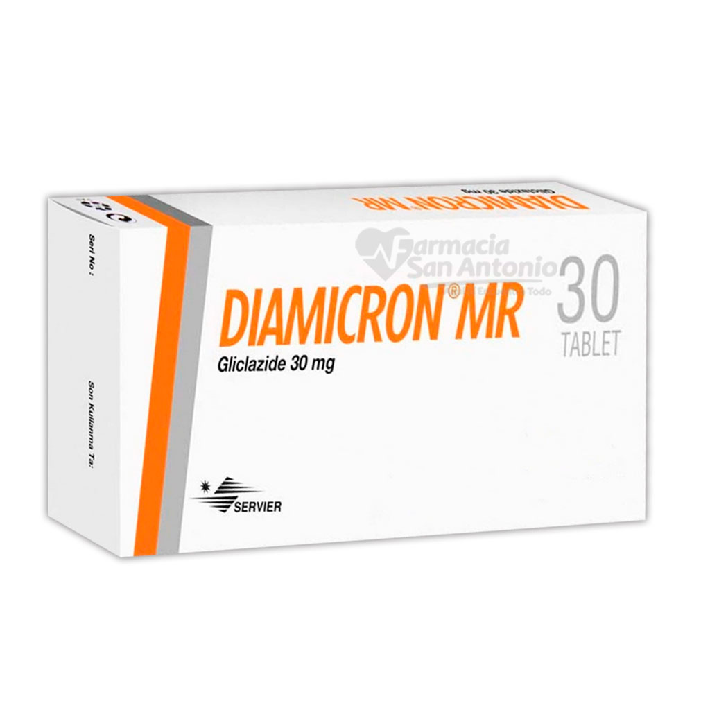 DIAMICRON MR 30MG X 30 TAB & Farmacia San Antonio